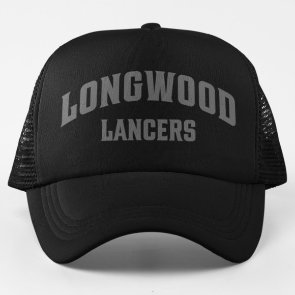 Accessories | New Longwood Lancers Wordmark Tonal Blackout Foam Trucker ...